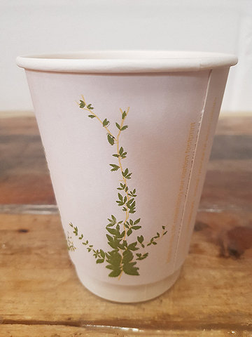Natures Cup : 100% Compostable : 100 % Biodegradable : Take away cup ...
